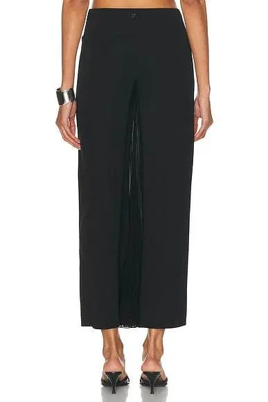 COURREGES Infinity Pleats Jersey Pants