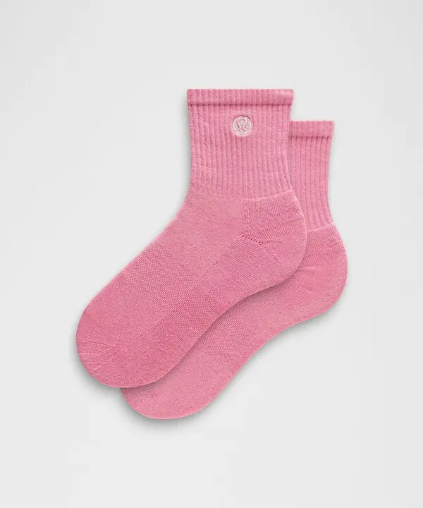 Lululemon Daily Essential Quarter Socks - Candy Cloud
