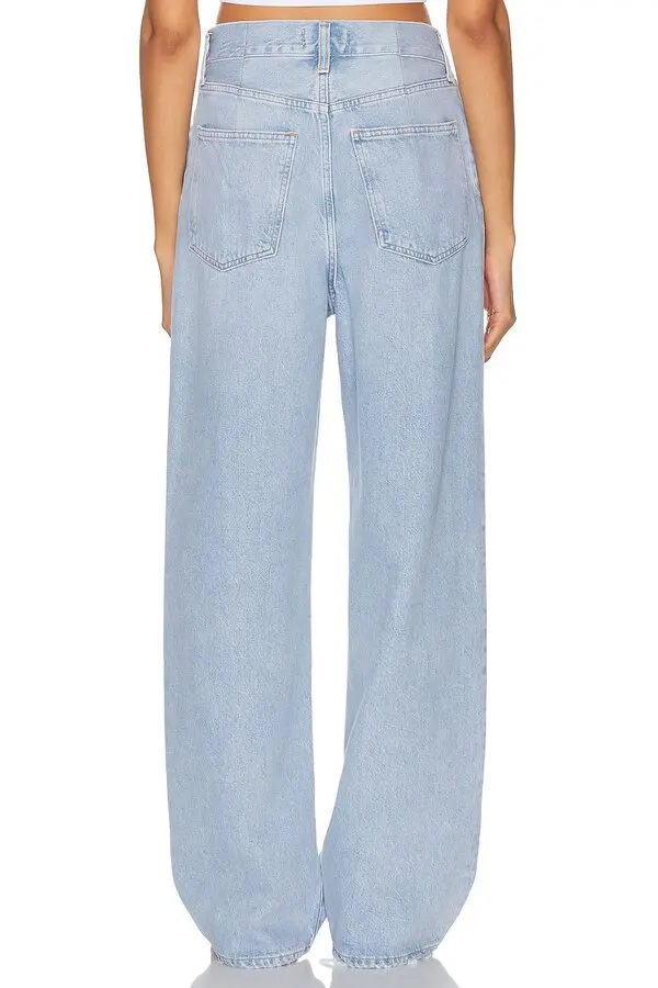 AGOLDE Franka Pleat Baggy Jeans