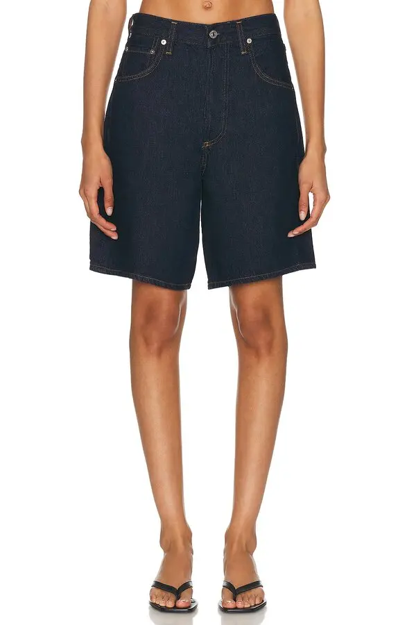 Citizens Of Humanity Ayla Denim Short With Clean Hem