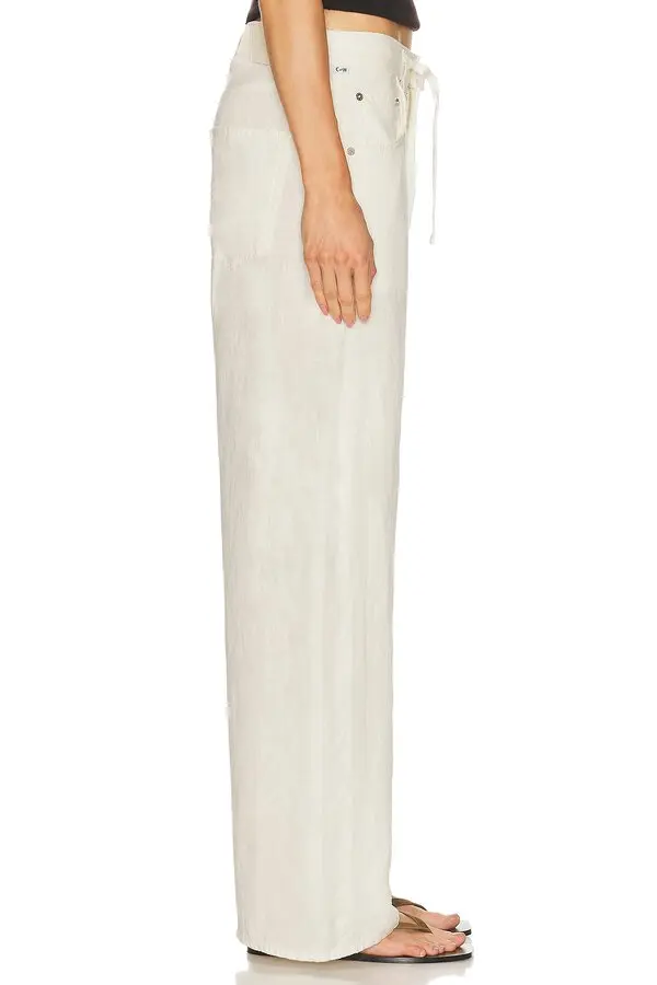 Citizens Of Humanity Brynn Drawstring Trouser - Vanilla