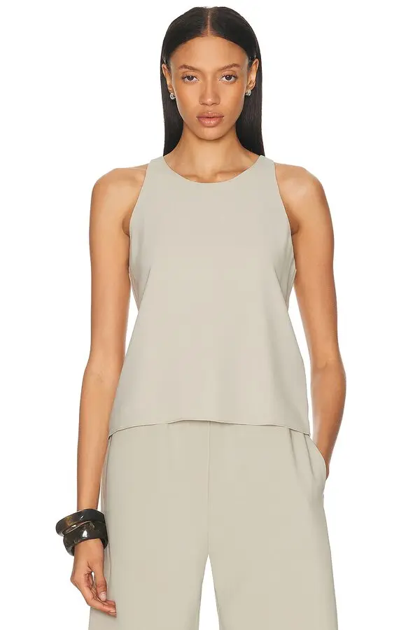 LESET Ari High Neck Tank Top