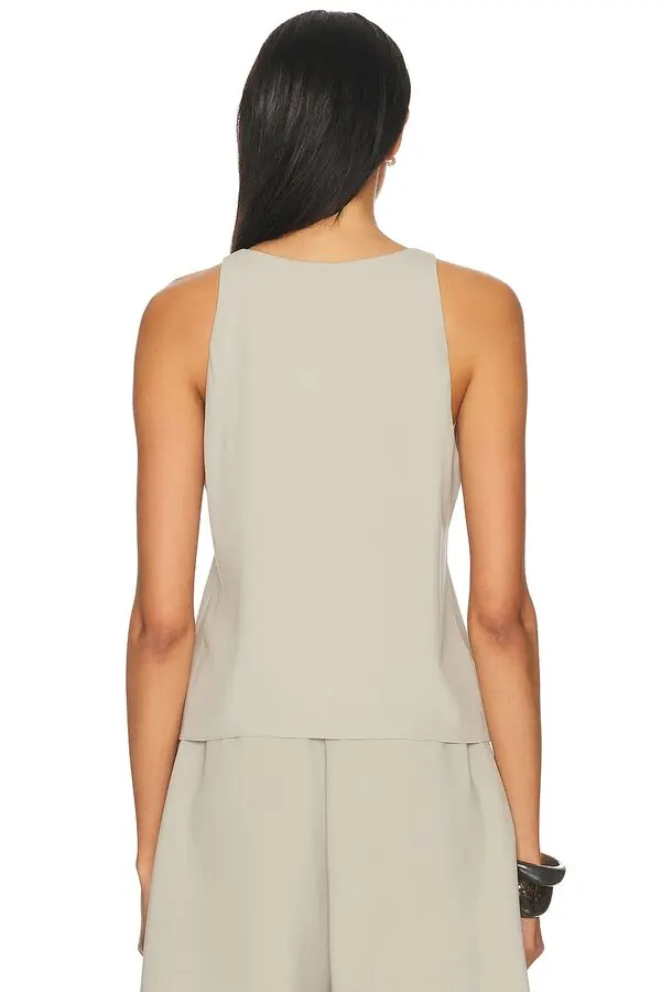 LESET Ari High Neck Tank Top