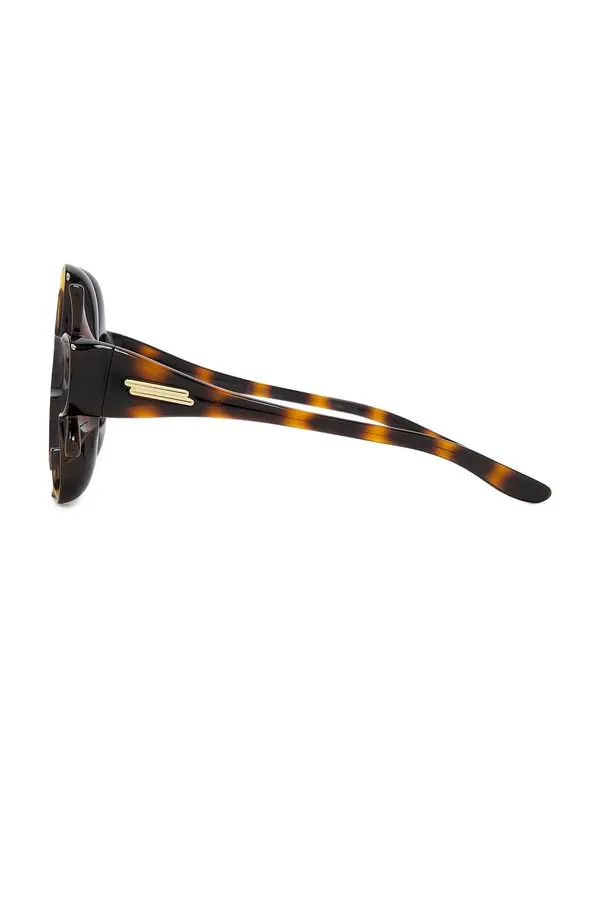 Bottega Veneta Flower Sunglasses - Havana & Brown
