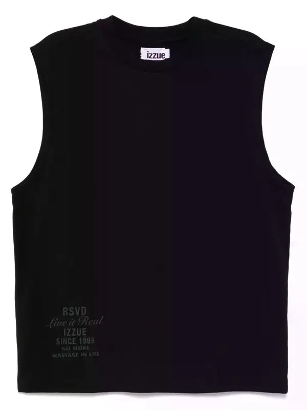 Izzue Logo-print Vest - Black