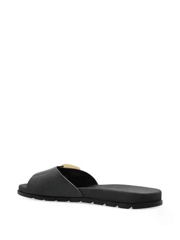 Tory Burch Mellow Slide Sandals - Black
