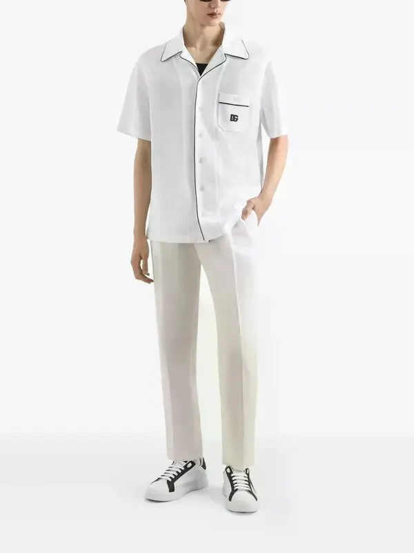 Dolce & Gabbana Linen Tapered Trousers