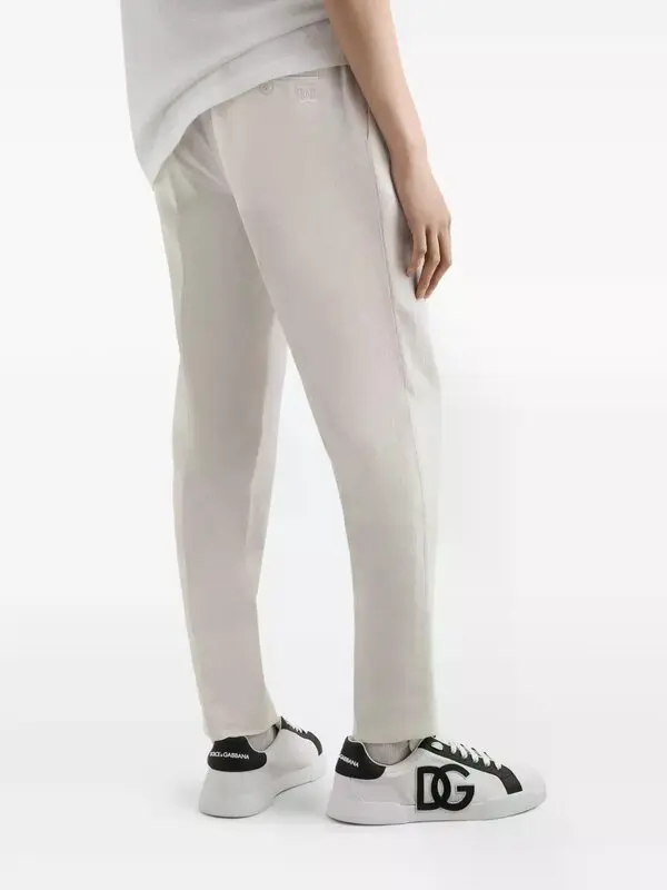 Dolce & Gabbana Linen Tapered Trousers