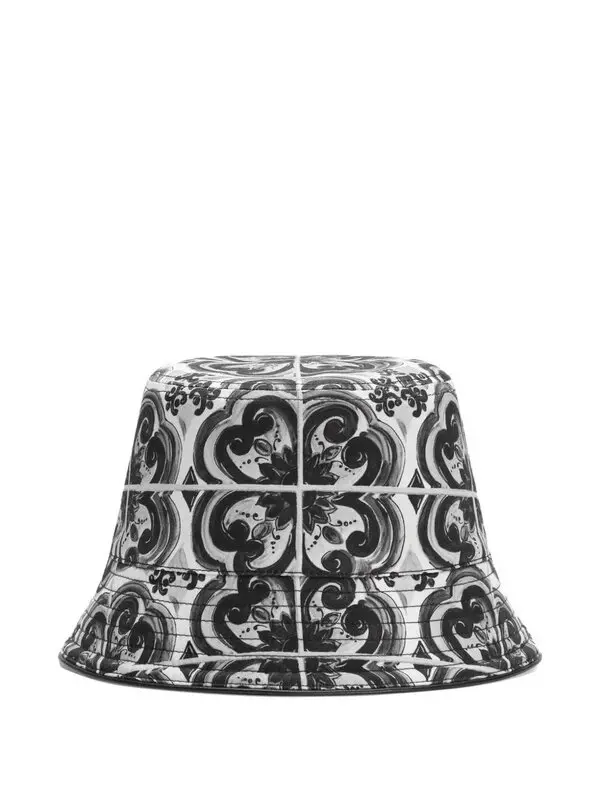 Dolce & Gabbana Cotton Bucket Hat - Black