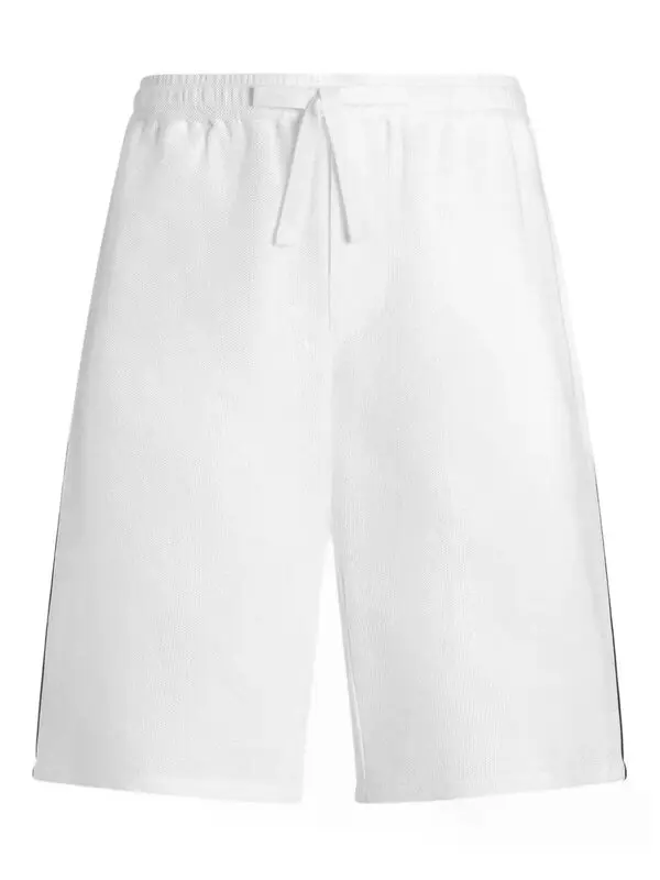 Dolce & Gabbana Contrast-trim Track Shorts - White