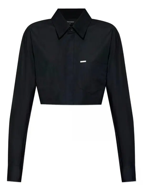 Dsquared2 Cropped Shirt - Black