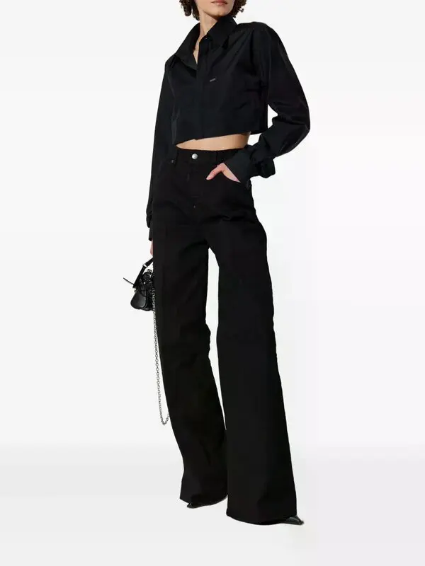 Dsquared2 Cropped Shirt - Black