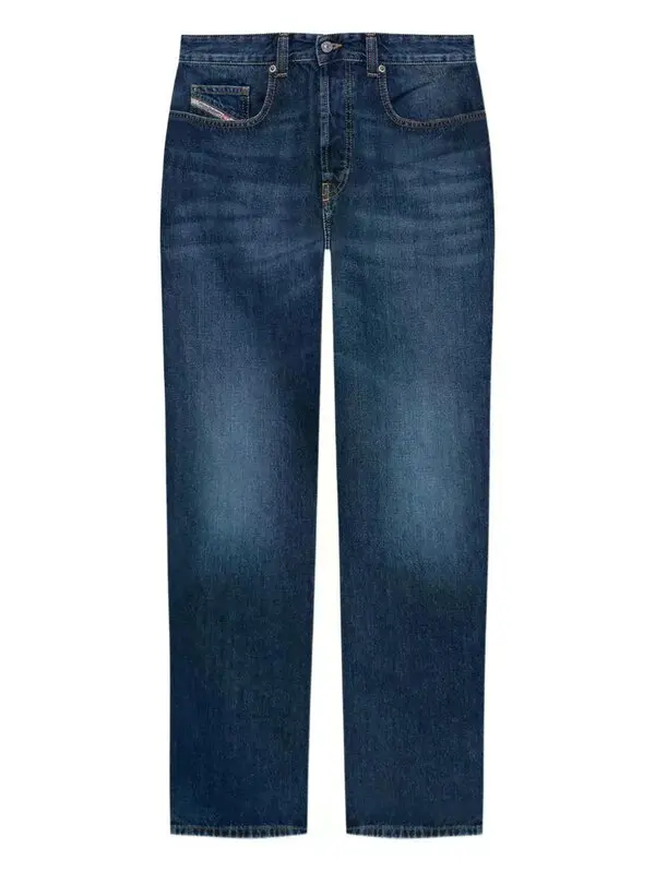 DIESEL® D-macro Straight Leg Jeans - Blue