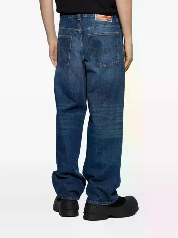 DIESEL® D-macro Straight Leg Jeans - Blue