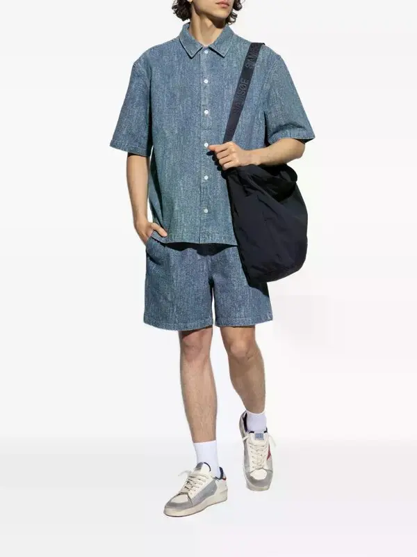 SAMSOE SAMSOE Washed Denim Shirt