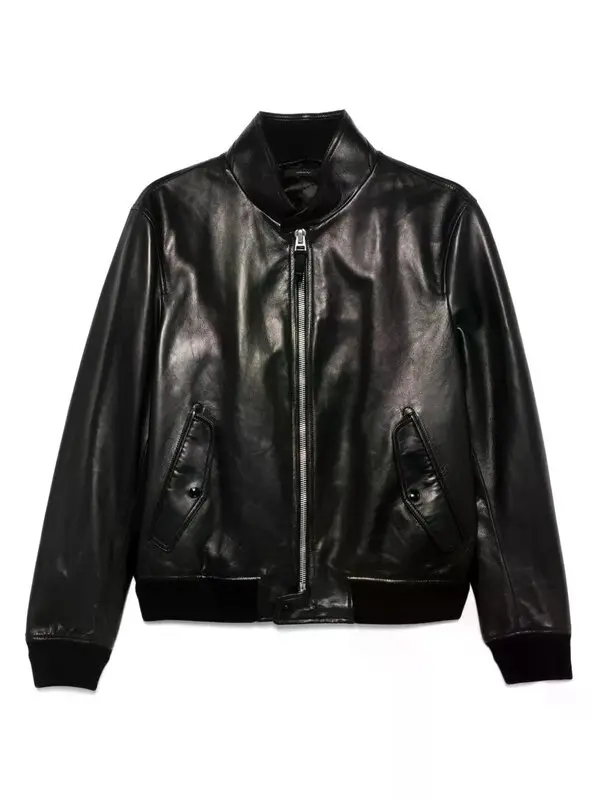 TOM FORD Leather Bomber Jacket