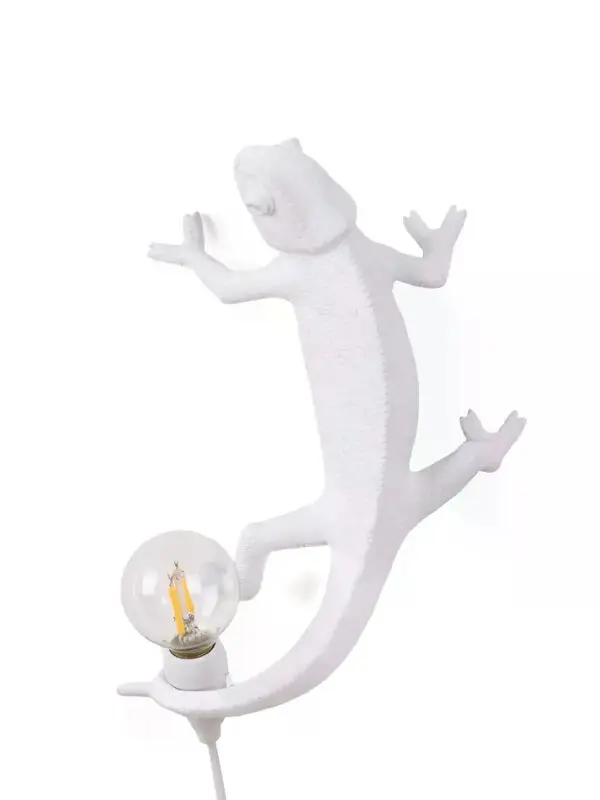 SELETTI Chameleon Going Up Usb Lamp - White