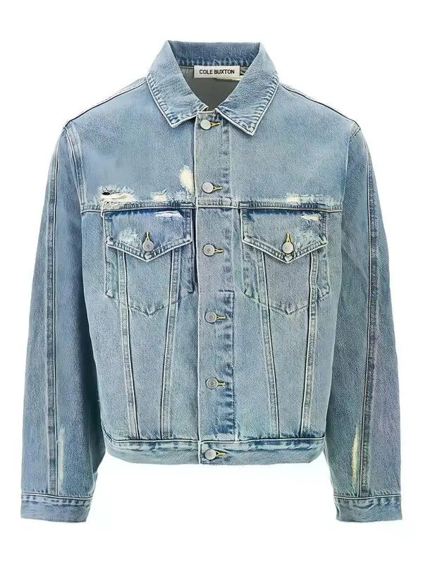 COLE BUXTON Cotton Jacket - Blue