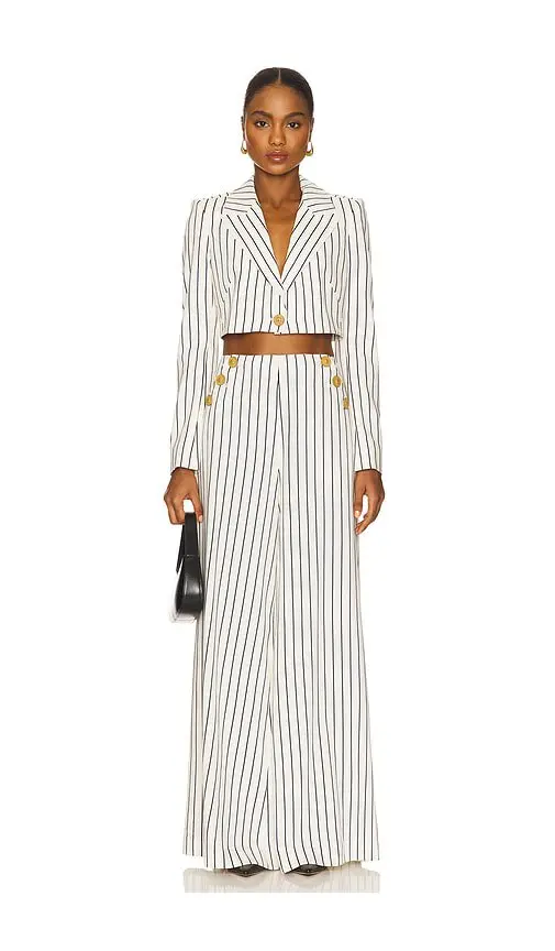L'Agence Izzie Cropped Blazer