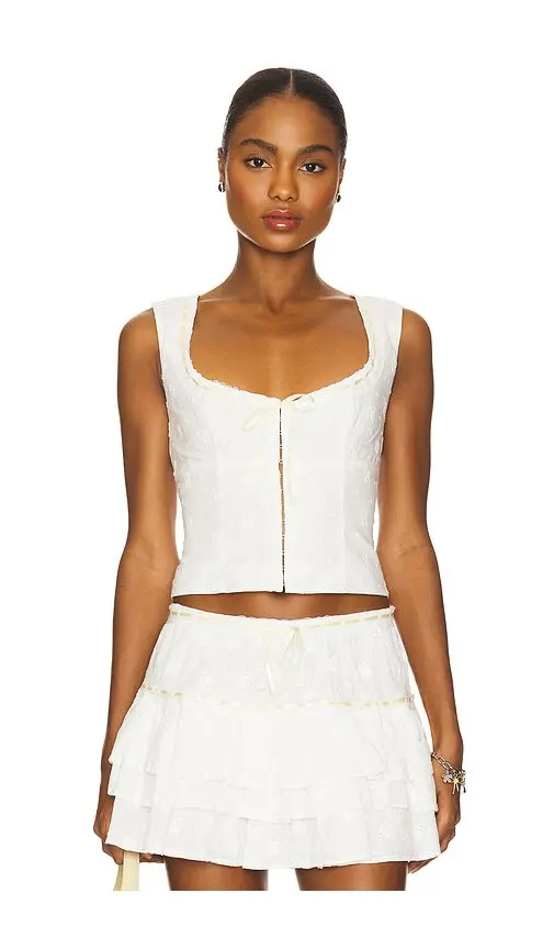 Majorelle Maura Top - White