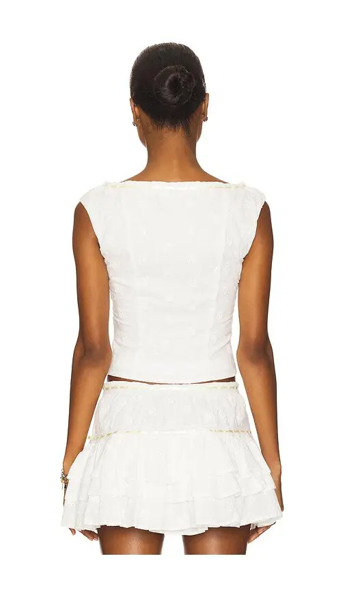 Majorelle Maura Top - White