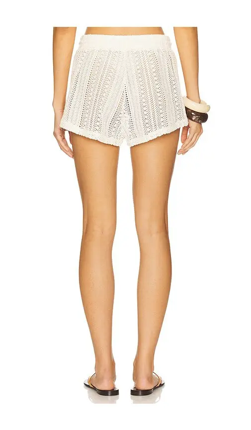ALL THE WAYS Rosie Crochet Short - Cream