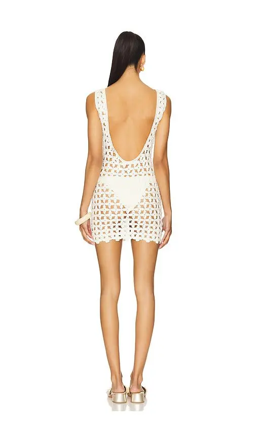 MORE TO COME Linds Mini Crochet Dress