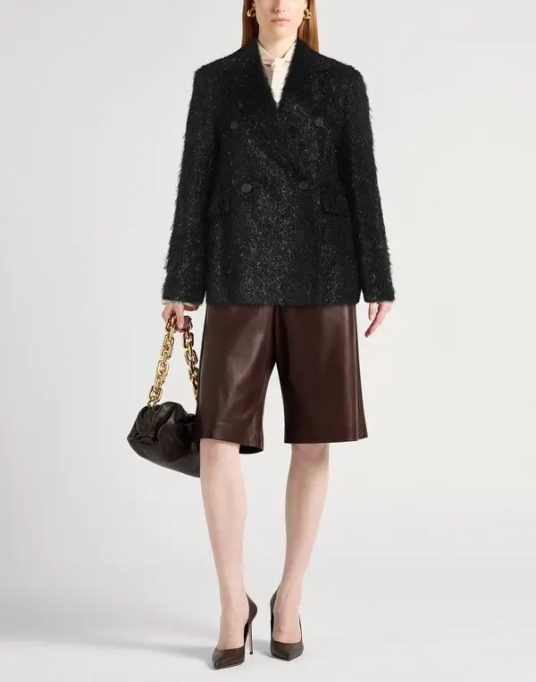 Liviana Conti Brushed-felt Double-breasted Blazer