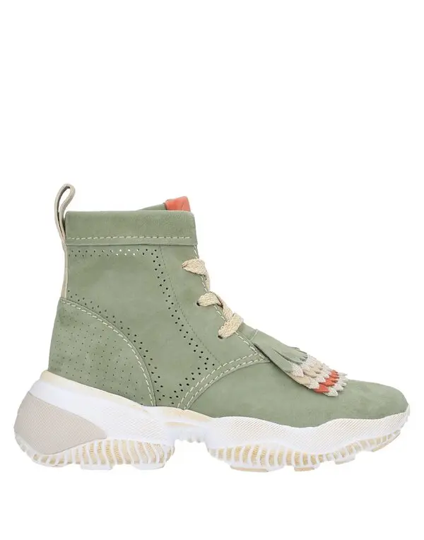 Hogan Leather Lace-up Ankle Boots