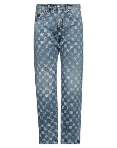 John Richmond Logo-print Straight-leg Jeans - Blue