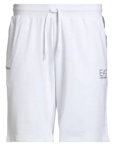 EA7 Athletic French Terry Shorts - White