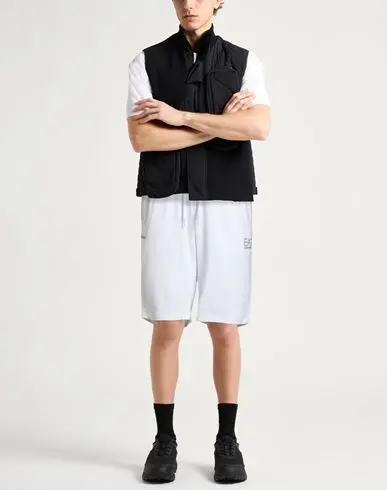 EA7 Athletic French Terry Shorts - White