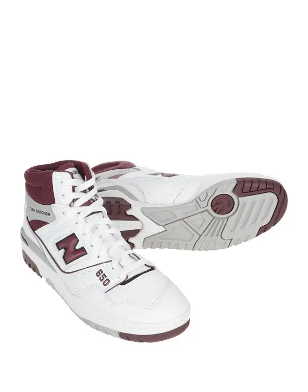 NEW BALANCE 650 High-top Sneakers - White