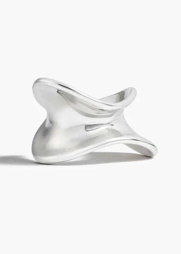 Khaite Shadow Palladium-plated Brass Cuff