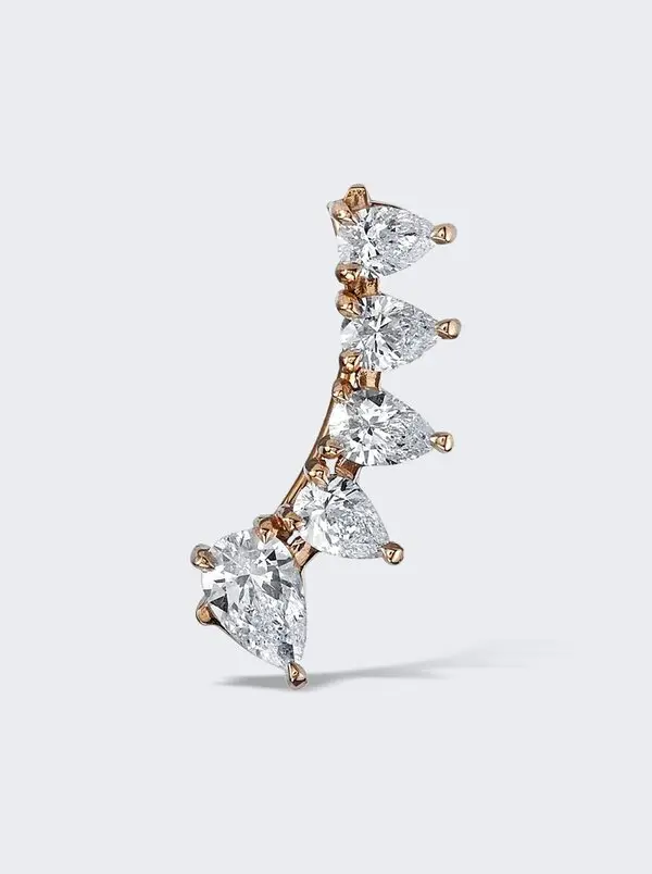 ANITA KO Pear Diamond Earring - Rg