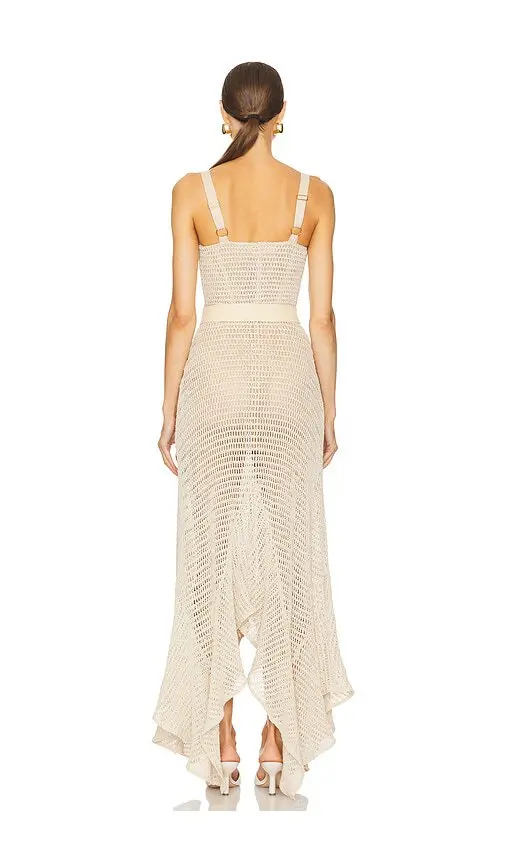 BRONX BANCO Herrera Desert Crochet Gown