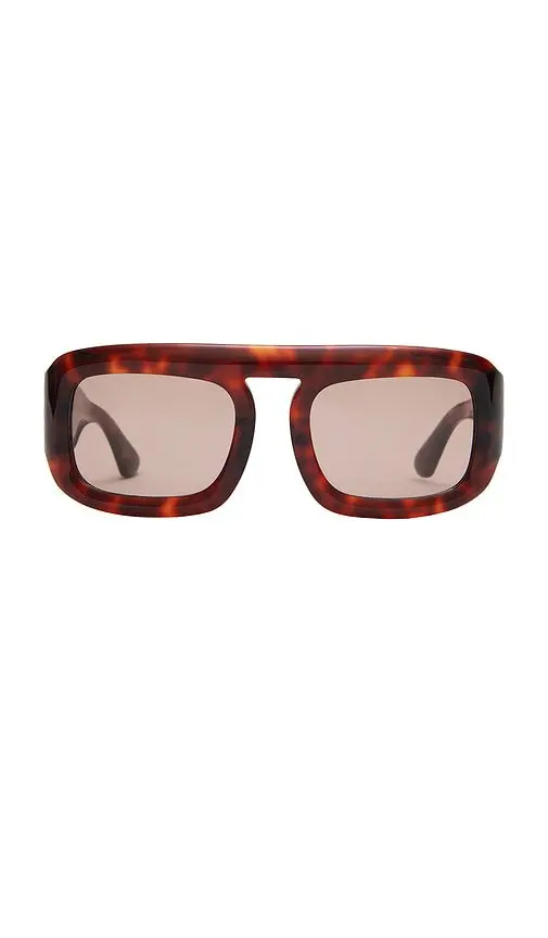 ELISA JOHNSON Aries Sunglasses - Red Tortoise