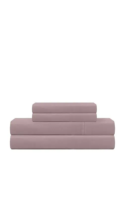 Barefoot Dreams Cal King Washed Bamboo Sheet Set In Purple - Terra