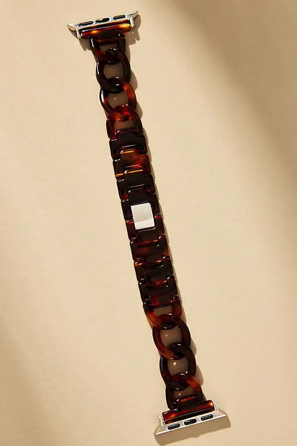 POSH TECH Resin Link Apple Watch Band - Chocolate