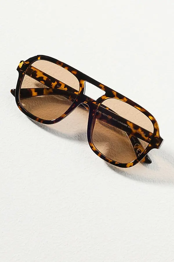 AIRE Whirlpool Aviator Sunglasses - Tortoise