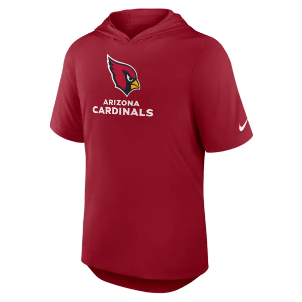 Nike Arizona Cardinals Dri-fit Nfl Hooded T-shirt - Red