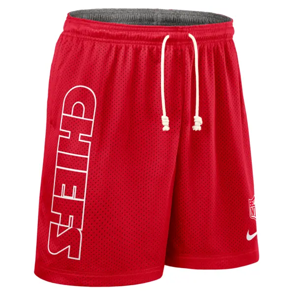 Nike Kansas City Chiefs Sideline Reversible Dri-fit Nfl Shorts - Red