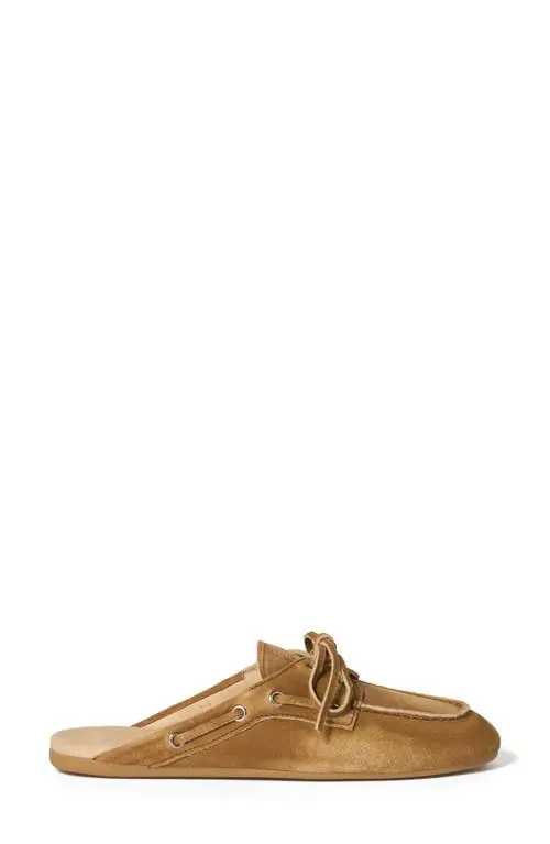 Miu Miu Boat Shoe Mule - Cannella