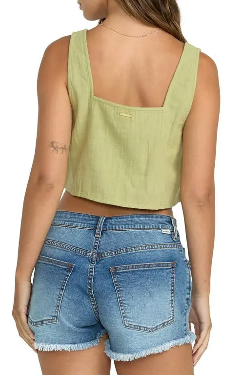 BILLABONG Open Skies Crop Tank - Avocado