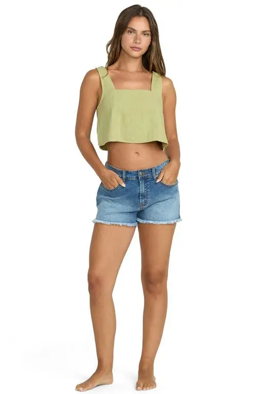 BILLABONG Open Skies Crop Tank - Avocado