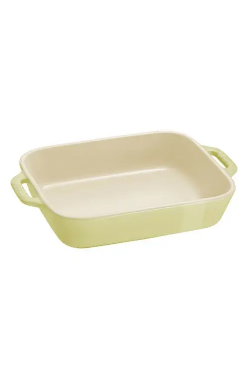 STAUB 2-piece Ceramic Rectangular Baking Dishes - Green