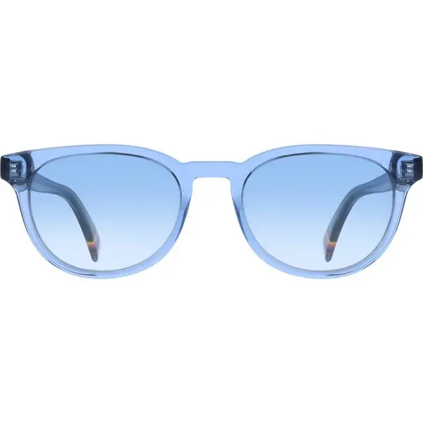 Paul Smith 52mm Oval Sunglasses - Transparent Blue
