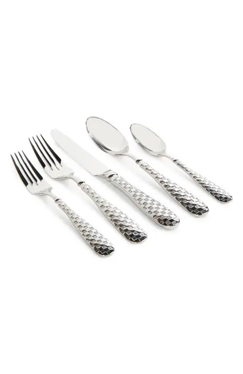 MACKENZIE-CHILDS Check 5-piece Flatware Set