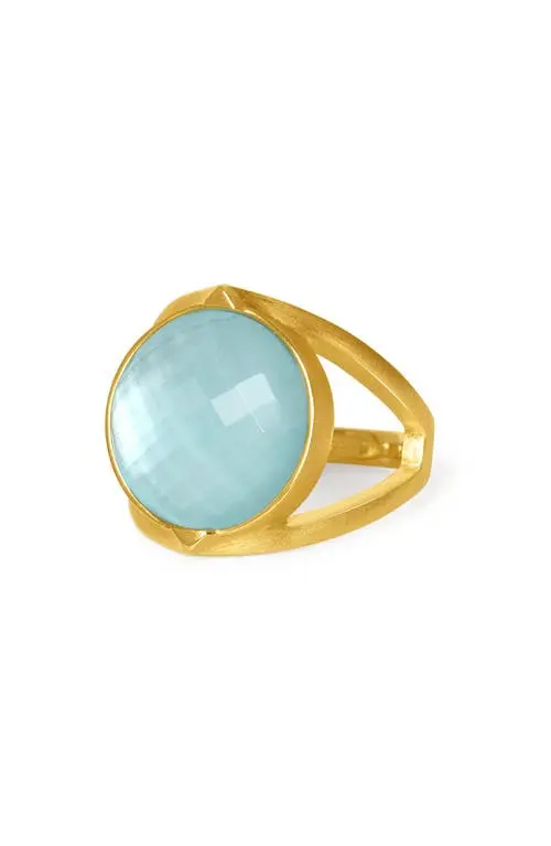 DEAN DAVIDSON Galleria Ring - Irides Sky Blue/gold
