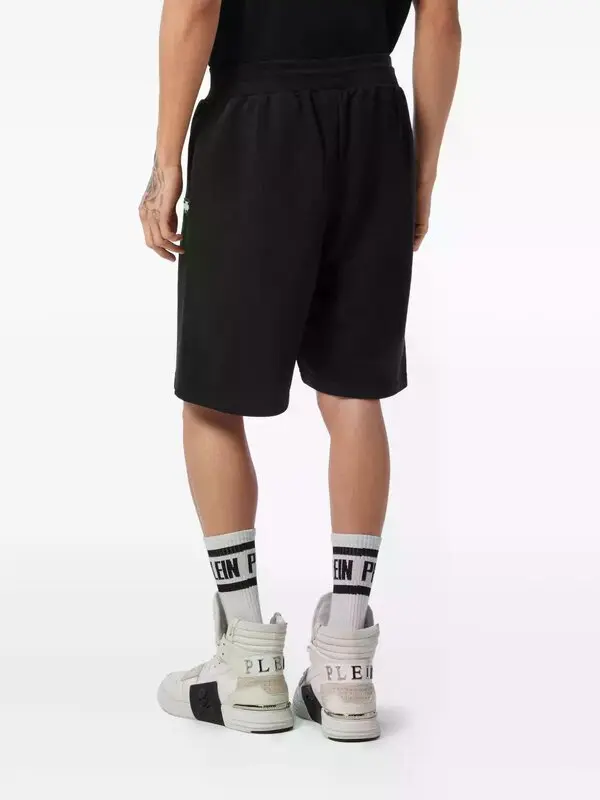 Philipp Plein Cotton Track Shorts